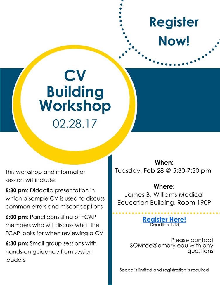 Mentorship Event: CV Building Workshop